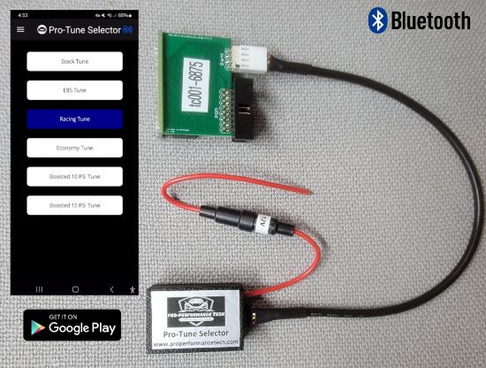 Pro-Performance Tech. BlueTooth Pro-Tune Selector for T.I. Performance J3 Chip